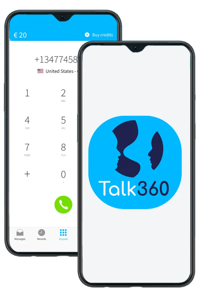 Start calling with Talk360